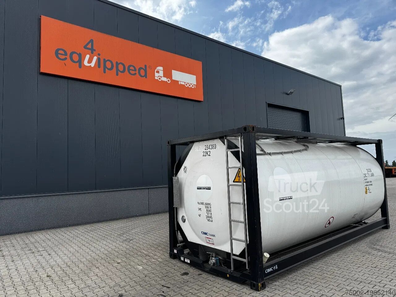 ⇒ CIMC TOP: 2022, 20FT ISO, 25.030L, L4BN, UN Portab... - TruckScout24 ...
