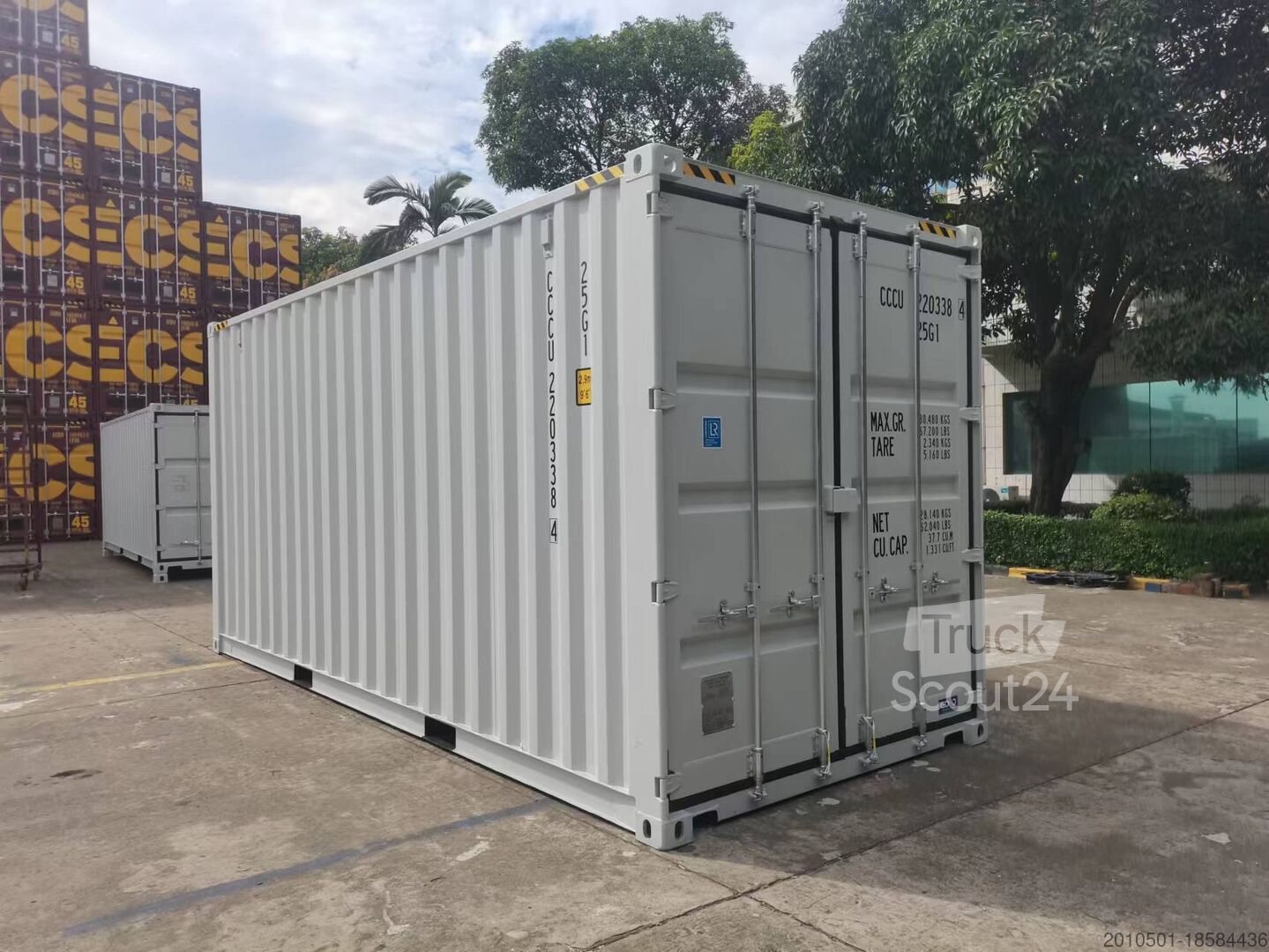 Conteneur maritime 20 Fuß HC Container mit Stahlboden Seecontainer ...