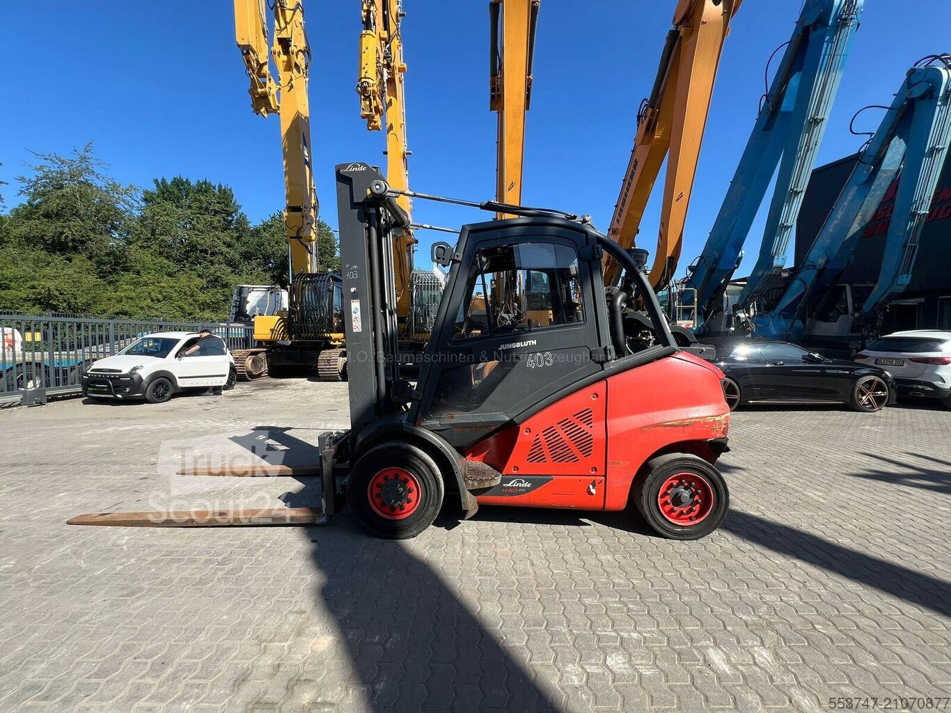 Chariot élévateur Linde H50 T-02 EVO occasion - TruckScout24.fr