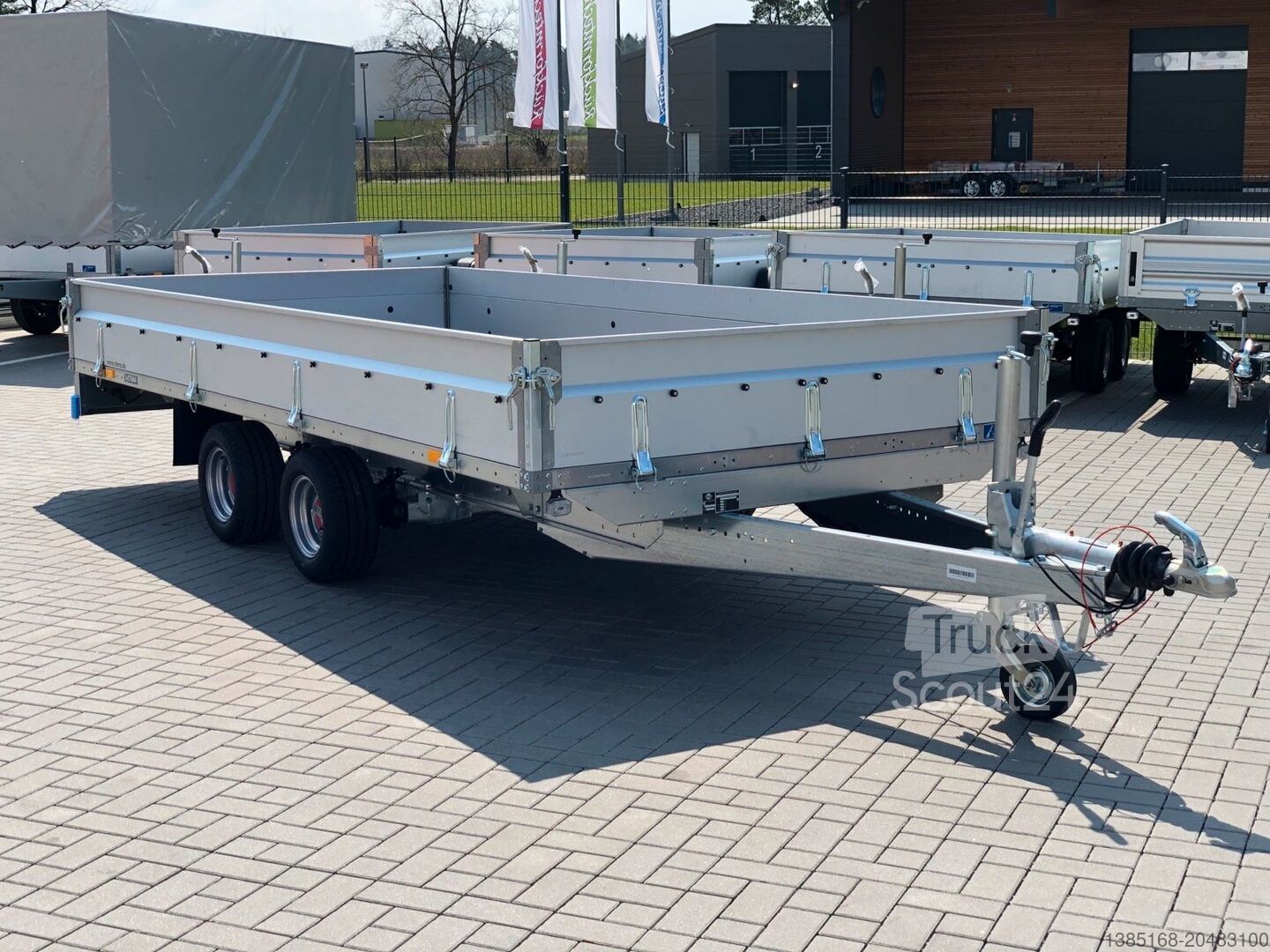 ⇒ STEMA 2,7t 401cm x 183cm 100km/h Hochlader SH O2 27-40-18.2 ...
