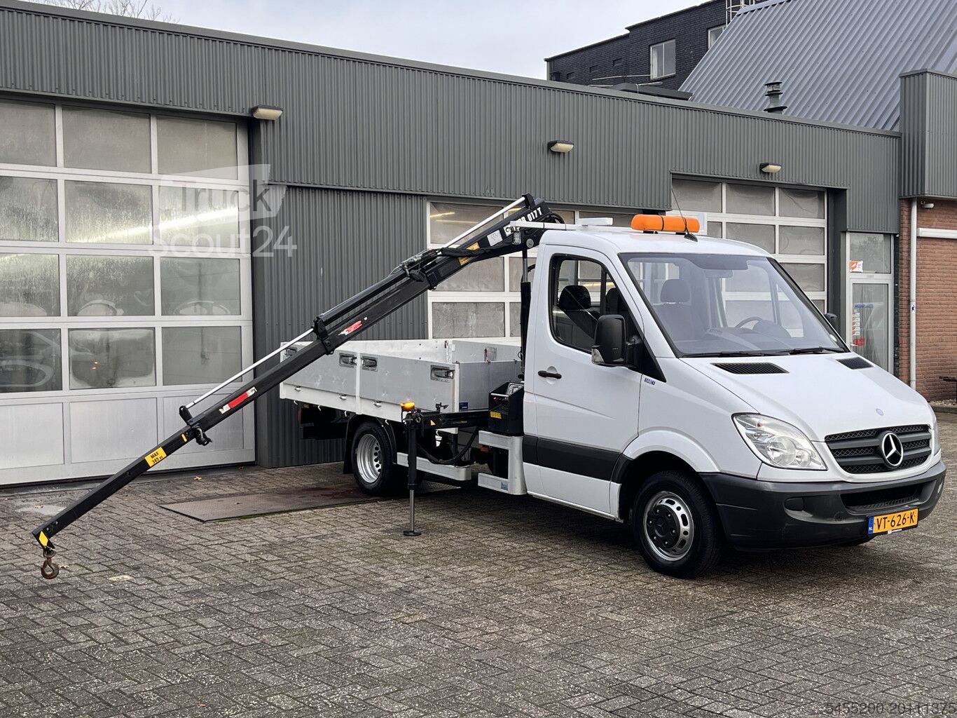 ⇒ Mercedes-Benz Sprinter 510 2.2 CDI 366 Hiab 017T Laadkraan Tr ...